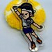 Roger Federer (backhand) | Clear Acrylic Keychain With Metal Clasp ...
