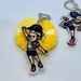 Roger Federer (backhand) | Clear Acrylic Keychain With Metal Clasp ...