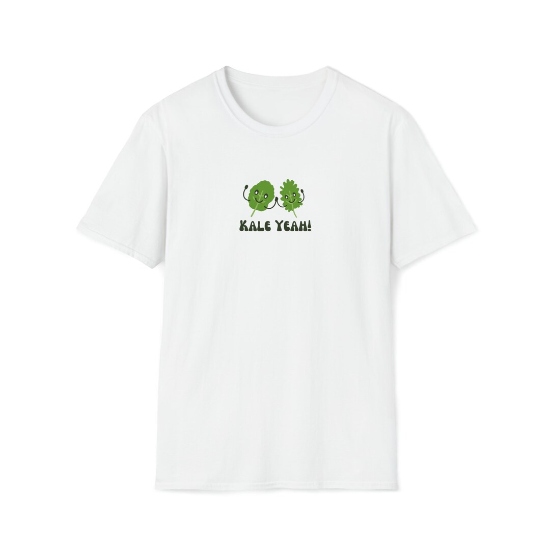Kale Yeah Unisex Soft-style Tee Ethical Cotton Lightweight Bliss Tear ...