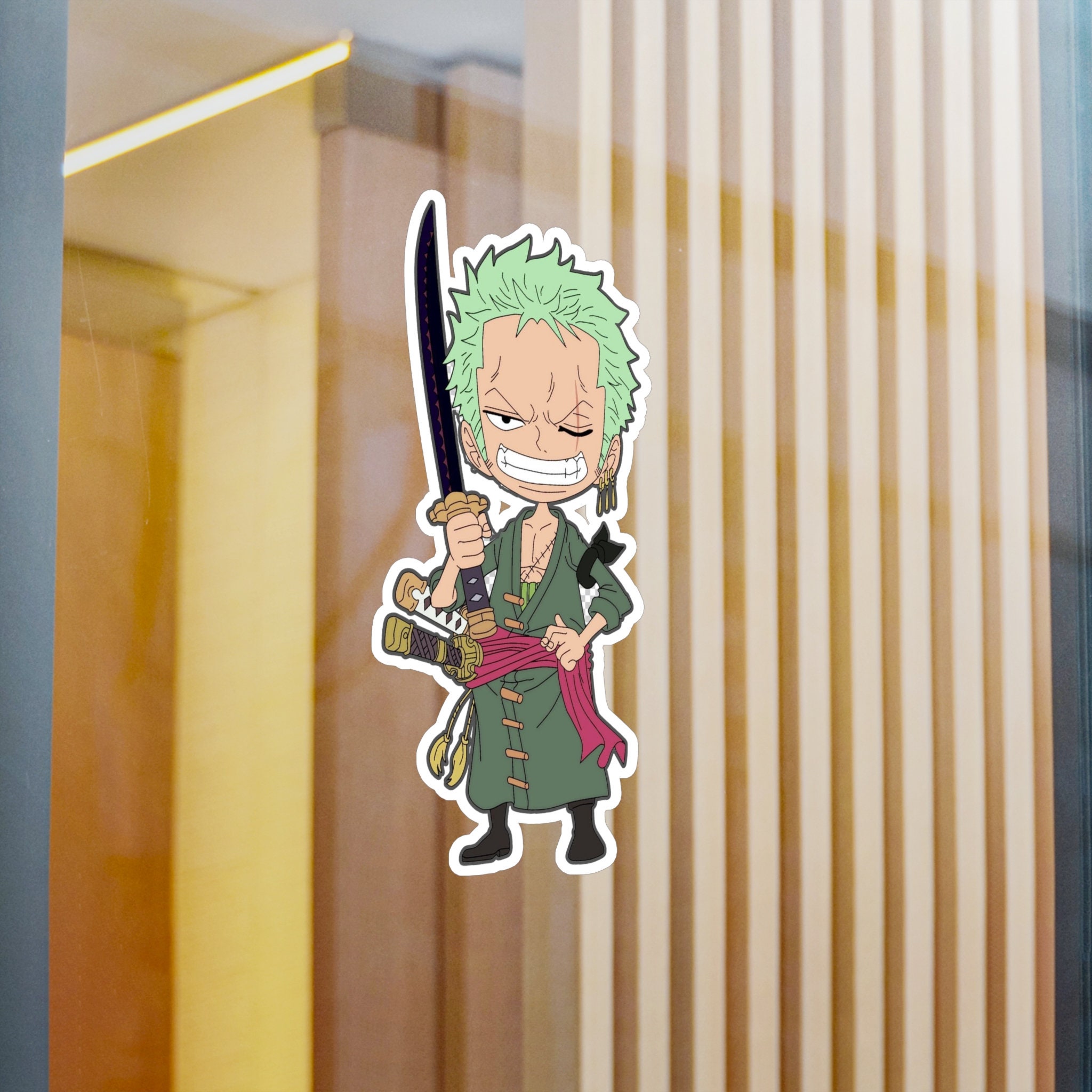 One Piece Zoro Luffy D Die-cut Vinyl Decals Waterproof Sticker - Etsy