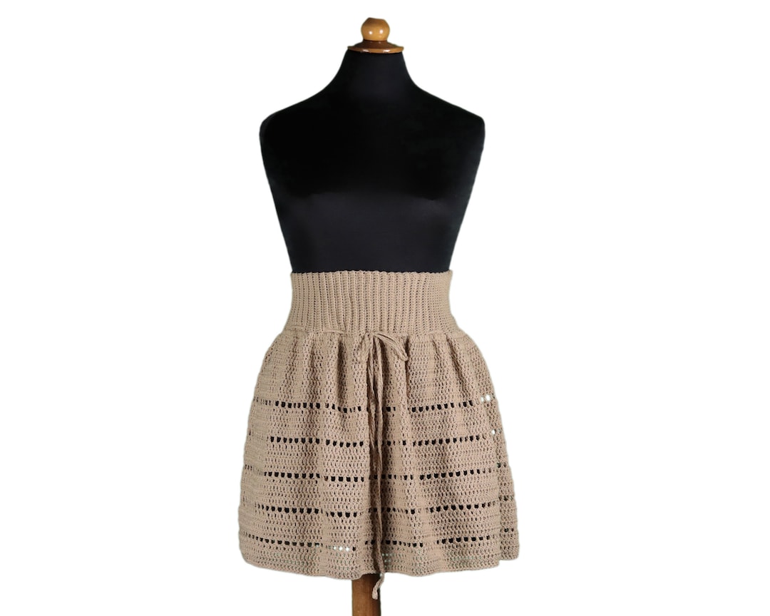 Elpis Mini Crochet Skirt Pattern, Women's Sizes S-5XL (PDF Pattern) - Etsy