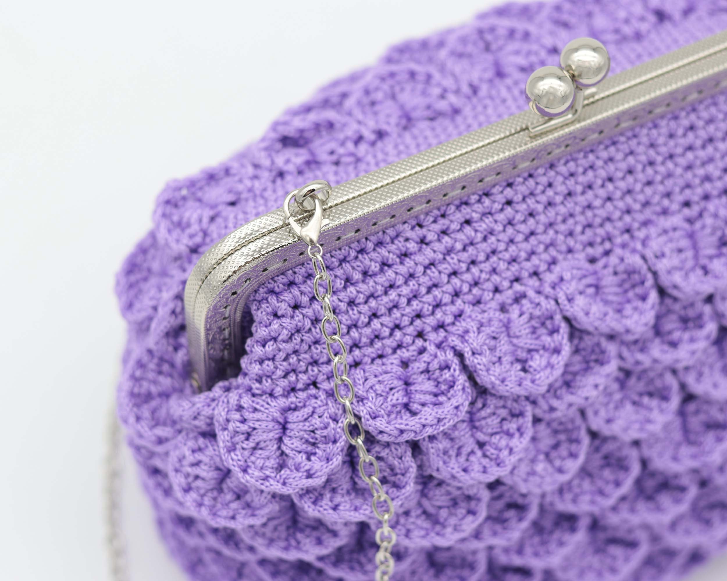 Crochet Bag Pattern Crochet Clutch Bag Calliope Clutch Bag - Etsy