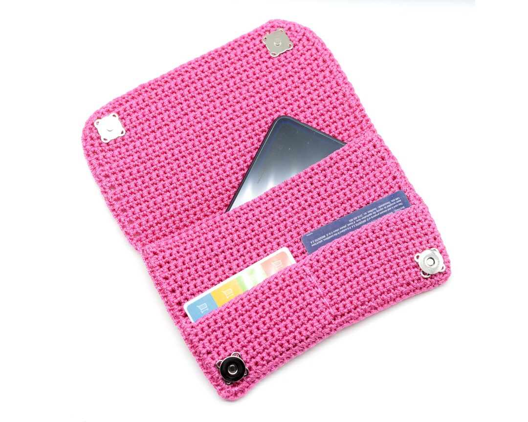 Crochet Wallet Pattern, Easy Crochet Wallet, Crochet Bag Pattern ...