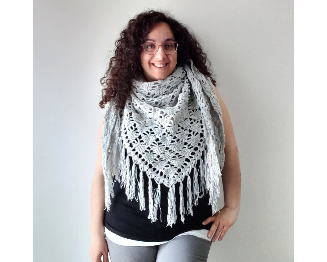 Crochet Shawl Pattern, Lacy Shawl, Prayer Shawl, Bridal Shawl, Shawl ...