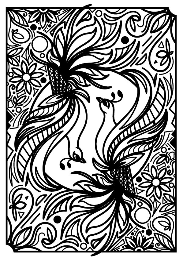 6 Printable Coloring Pages + 1 FREE (7 Total) - Coloring for Adults and ...