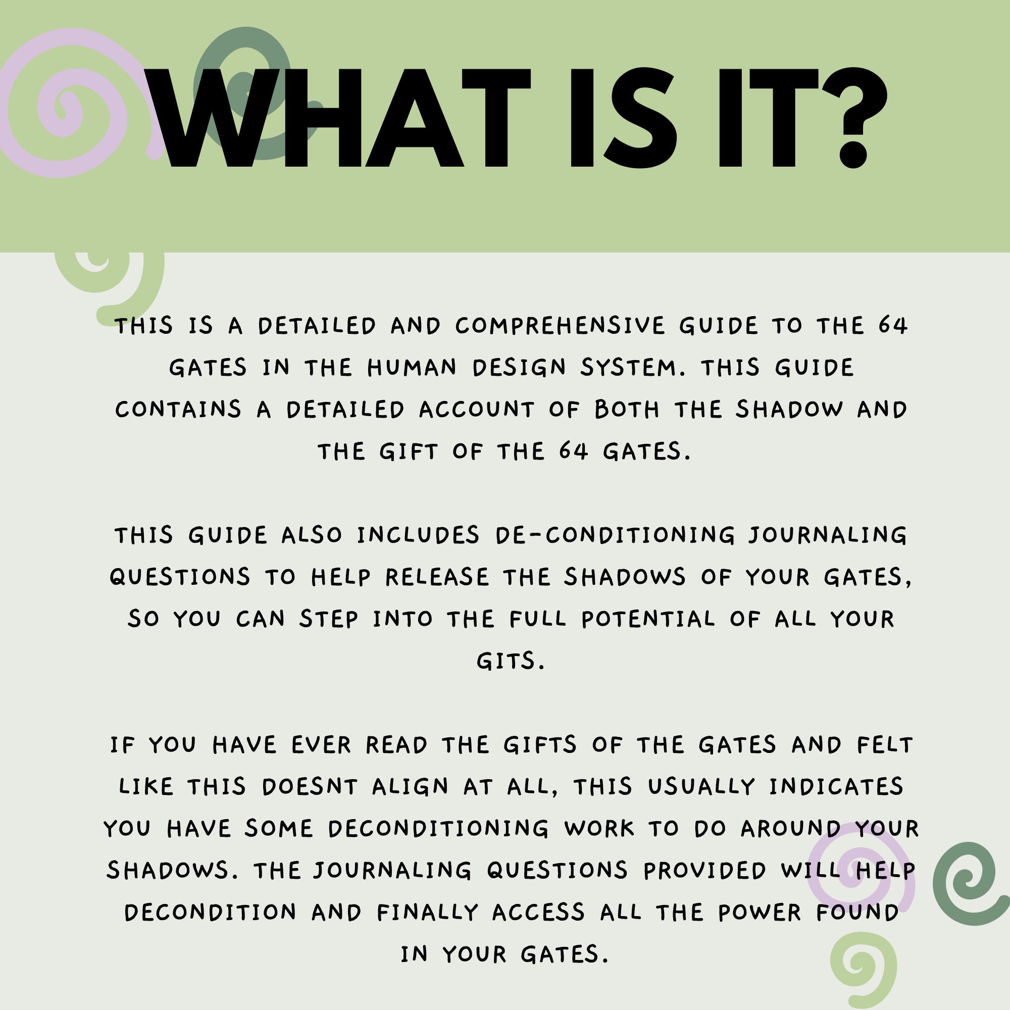 The 64 Gates Human Design Guide, the Shadow & the Gift - Etsy