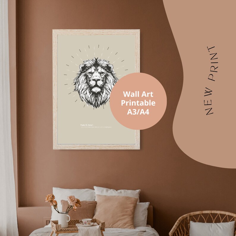 Bible Poster, Psalm 35, Against Enemies Envy, Sketch, Bible Wall Art ...