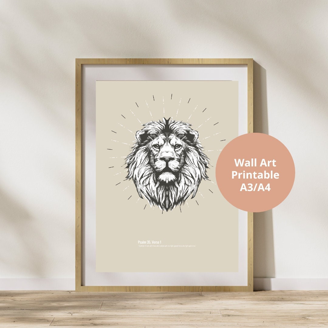 Bible Poster, Psalm 35, Against Enemies Envy, Sketch, Bible Wall Art ...