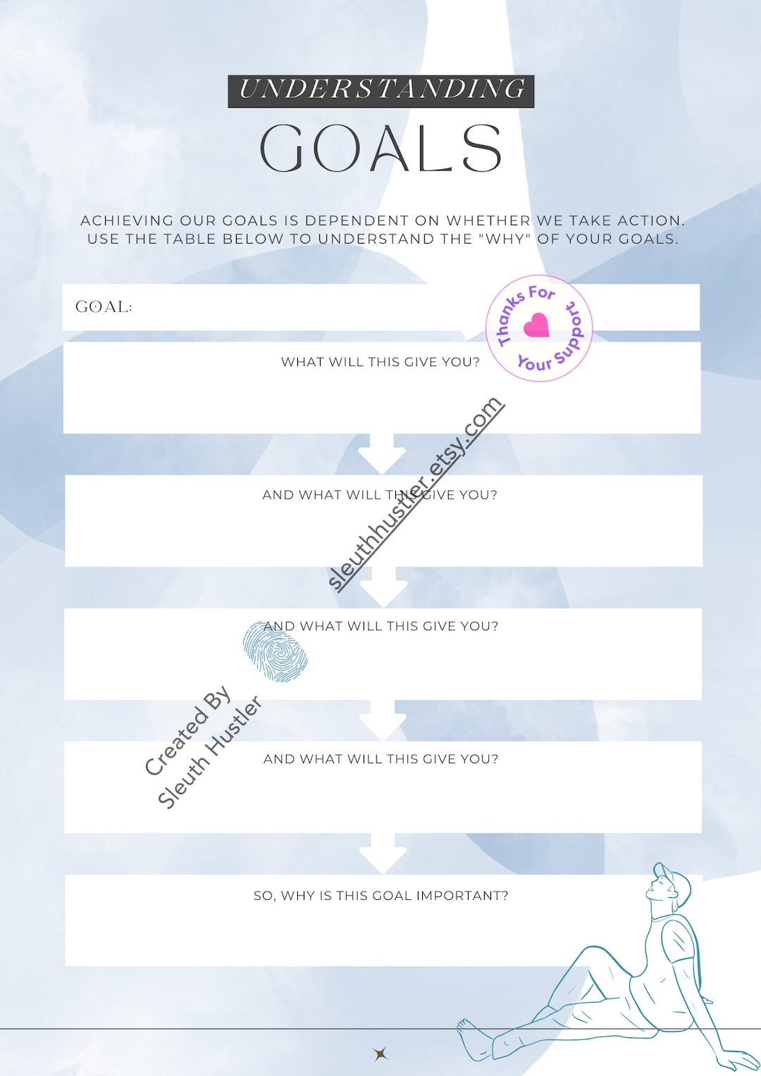 Life Coach, Goal Setting, and Reflections ADHD & ASD Friendly 20 Pages ...