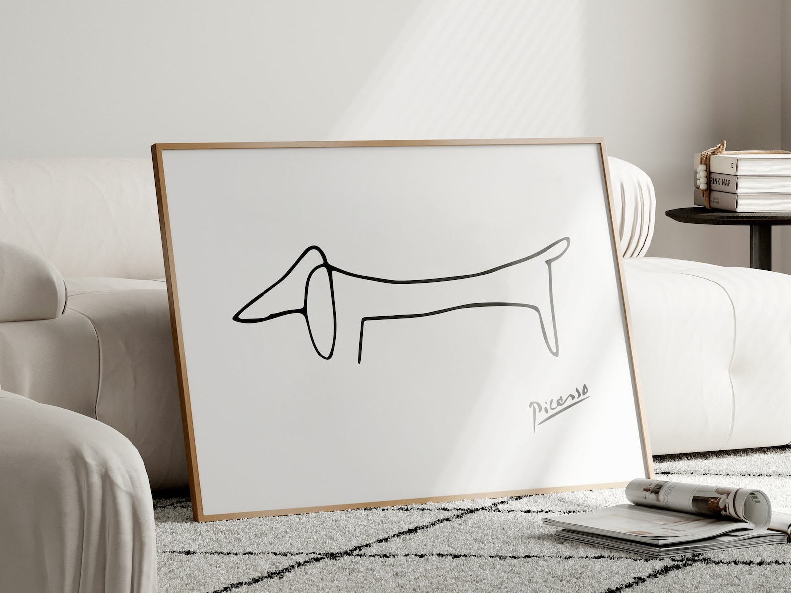 Picasso Dog Print Picasso Animal Art Picasso Line Drawing Modern ...