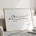 Picasso Dog Print Picasso Animal Art Picasso Line Drawing Modern ...