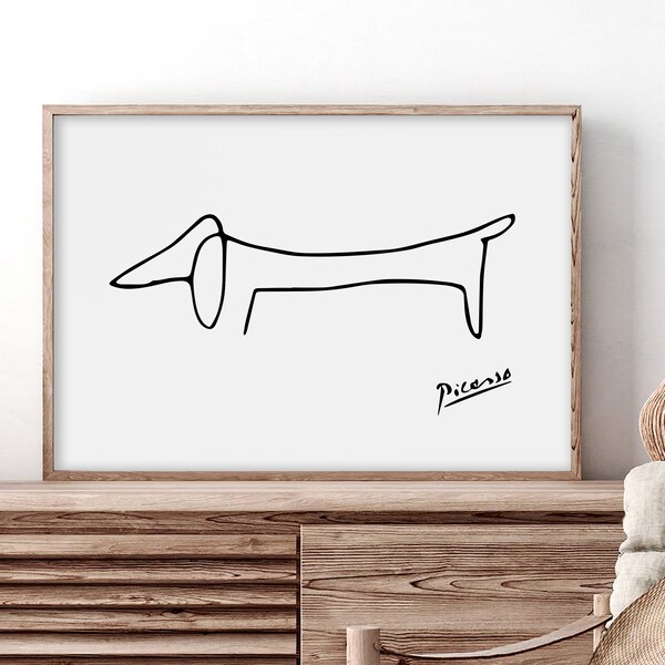 Picasso Animal Line Drawings - Etsy