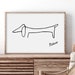 Picasso Dog Print Picasso Animal Art Picasso Line Drawing Modern ...
