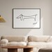 Picasso Dog Print Picasso Animal Art Picasso Line Drawing Modern ...