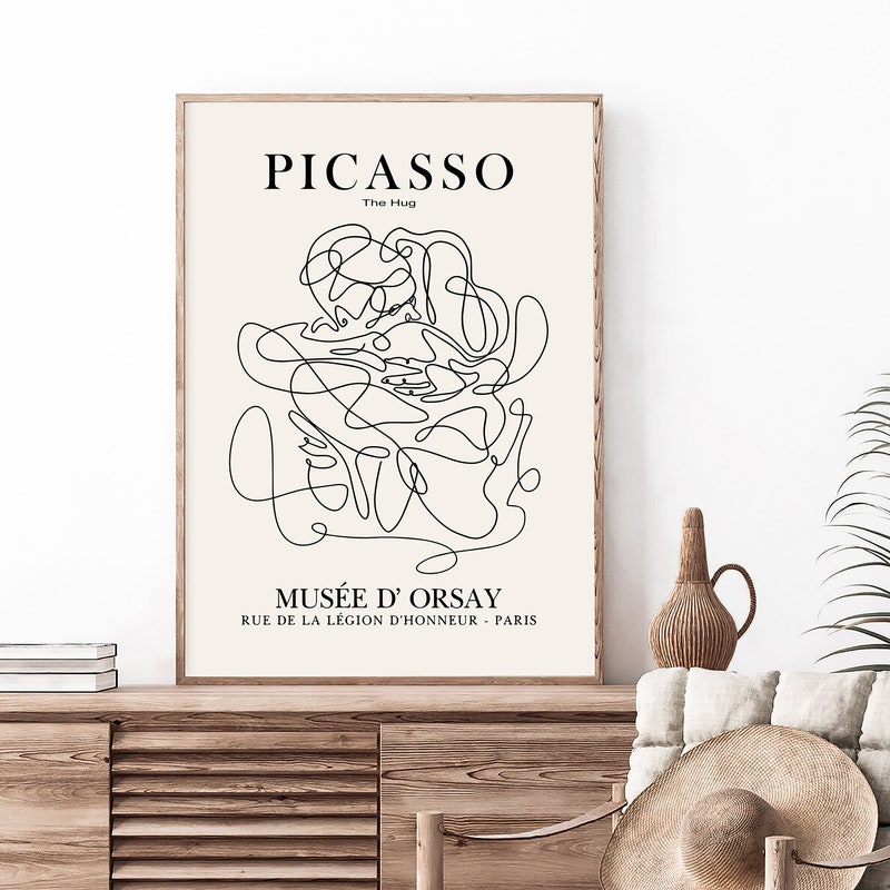 Picasso Line Drawing - Etsy