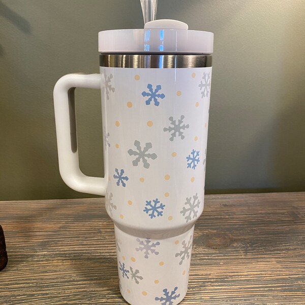 Snowflake Tumbler - Etsy