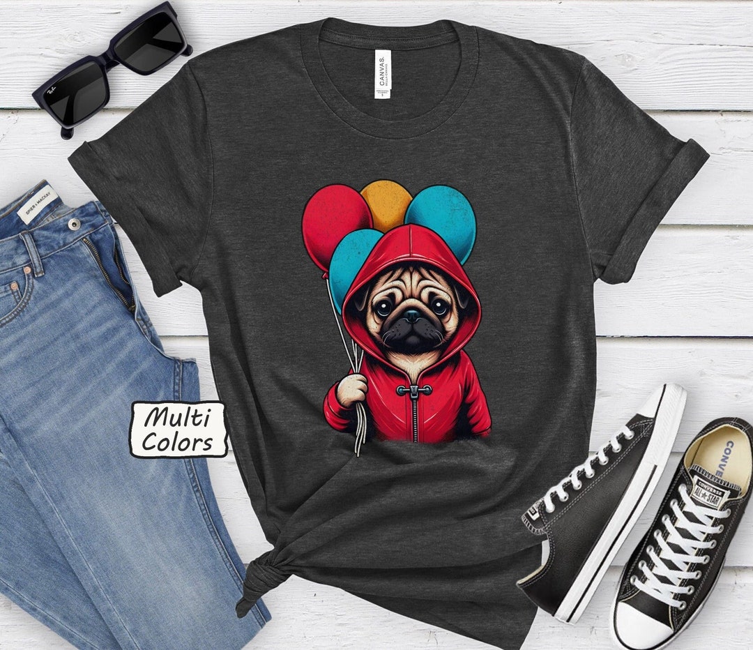 Pug Movie Shirt Pug Mom Gift Pugs Dog Gifts Colorful Pug - Etsy