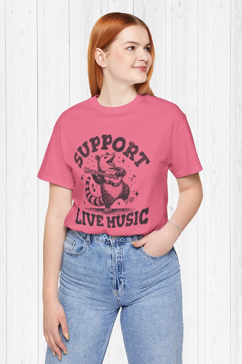 Support Live Music Shirt Local Bands Supporter Tshirt Vintage Possum ...