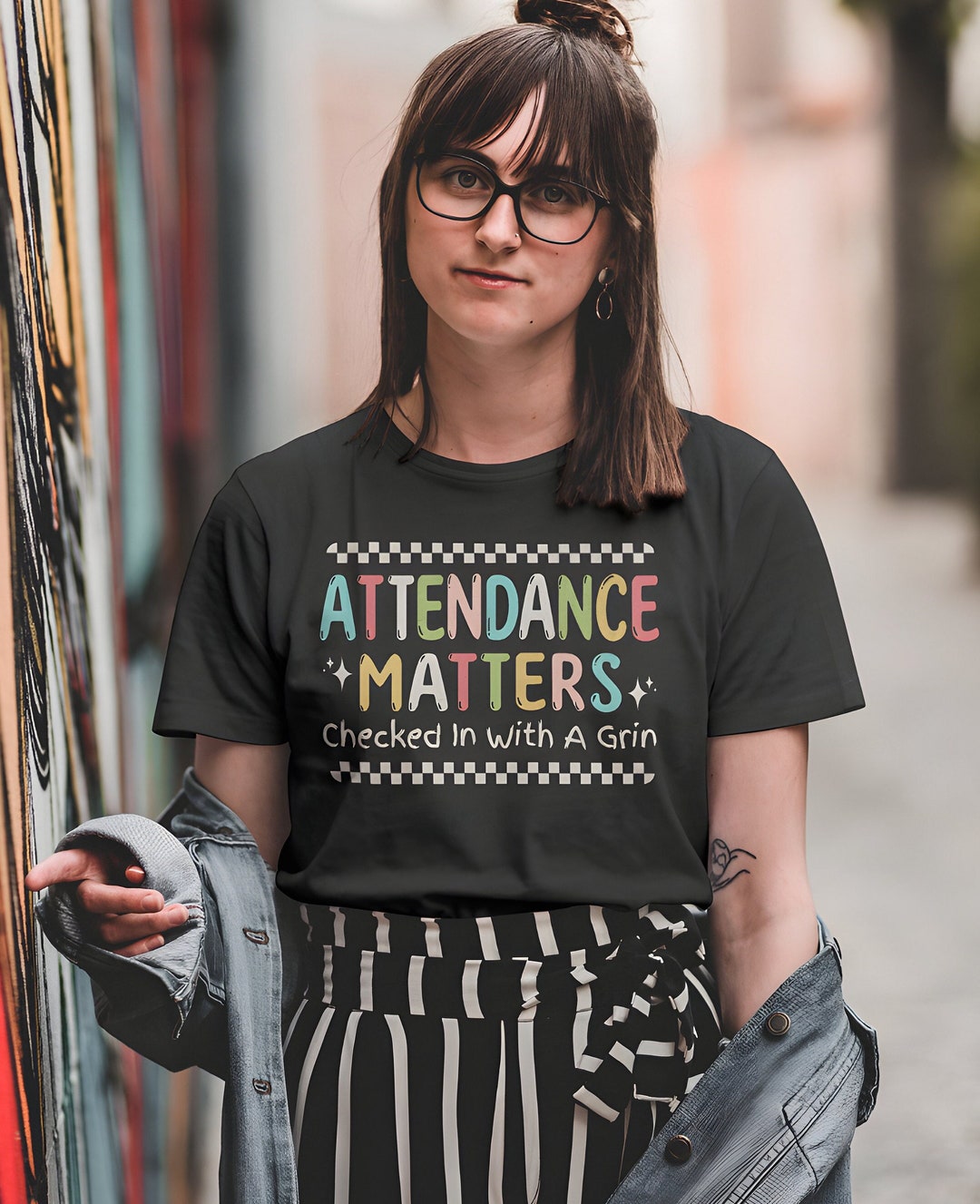 Funny Attendance Shirt Retro School Secretary Gift for Attendance ...