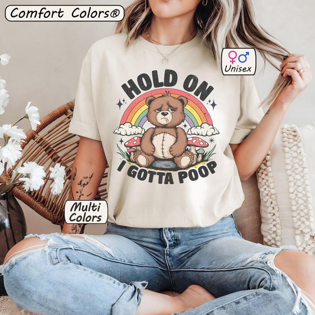 Comfort Colors Funny Poop Meme T-shirt: Silly Gag Gift - Etsy