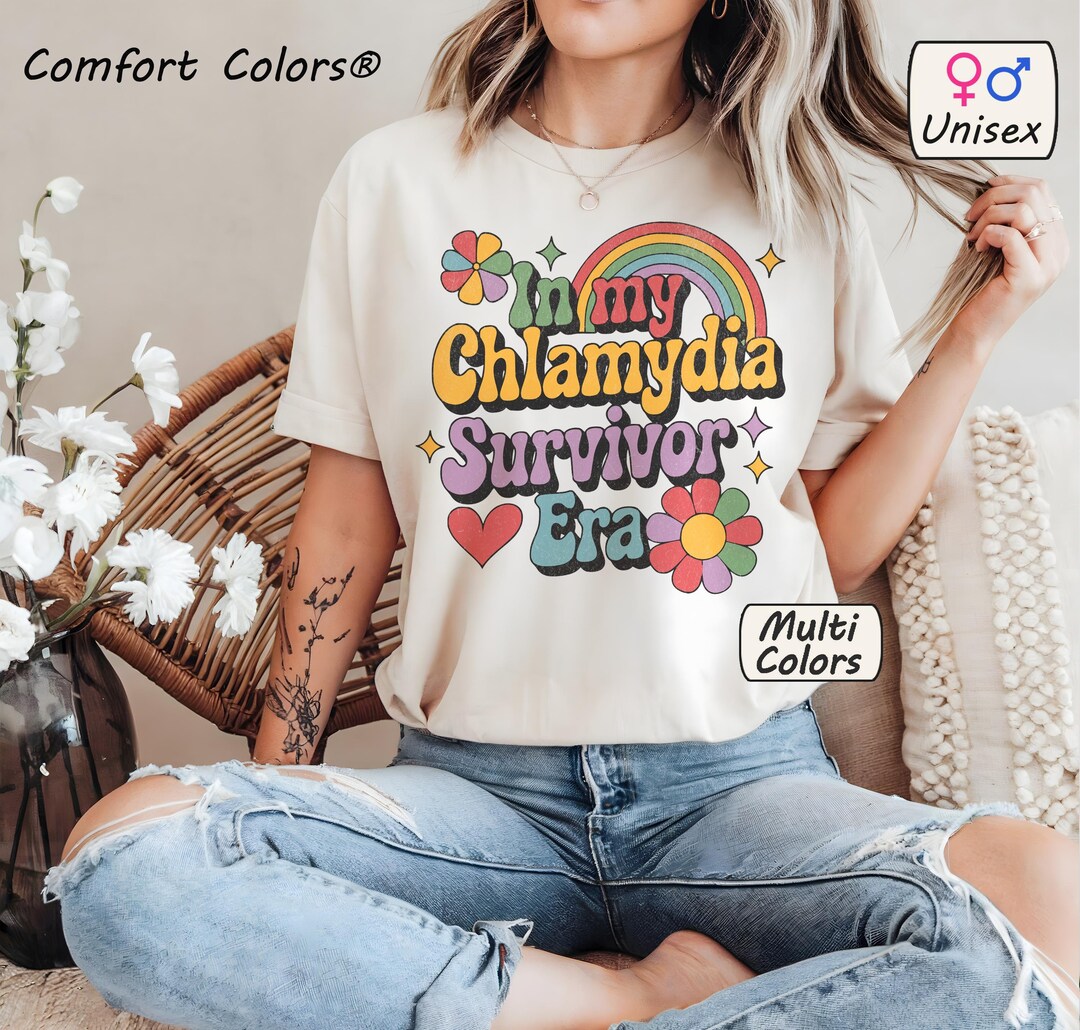 Comfort Colors® Chlamydia Survivor Era Shirt Weirdcore Gift Funny STD ...