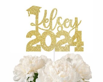 2024 Graduation Toppers, Graduation Decorations for Centerpieces 2024 ...