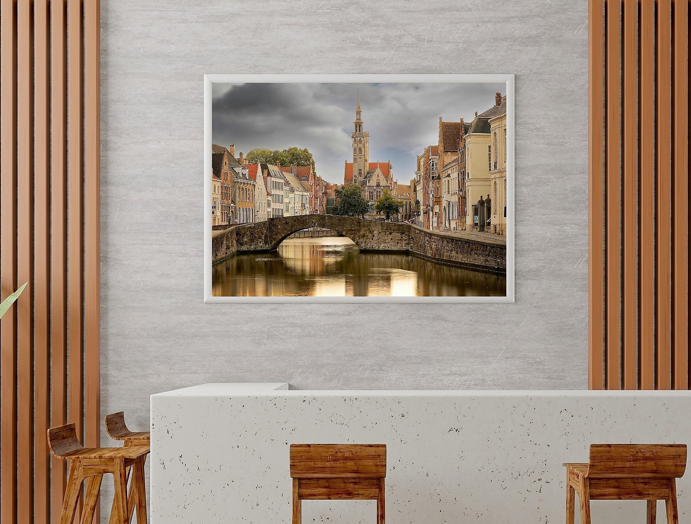 Street Landscape Photography Print. Brugge City in Holand. - Etsy