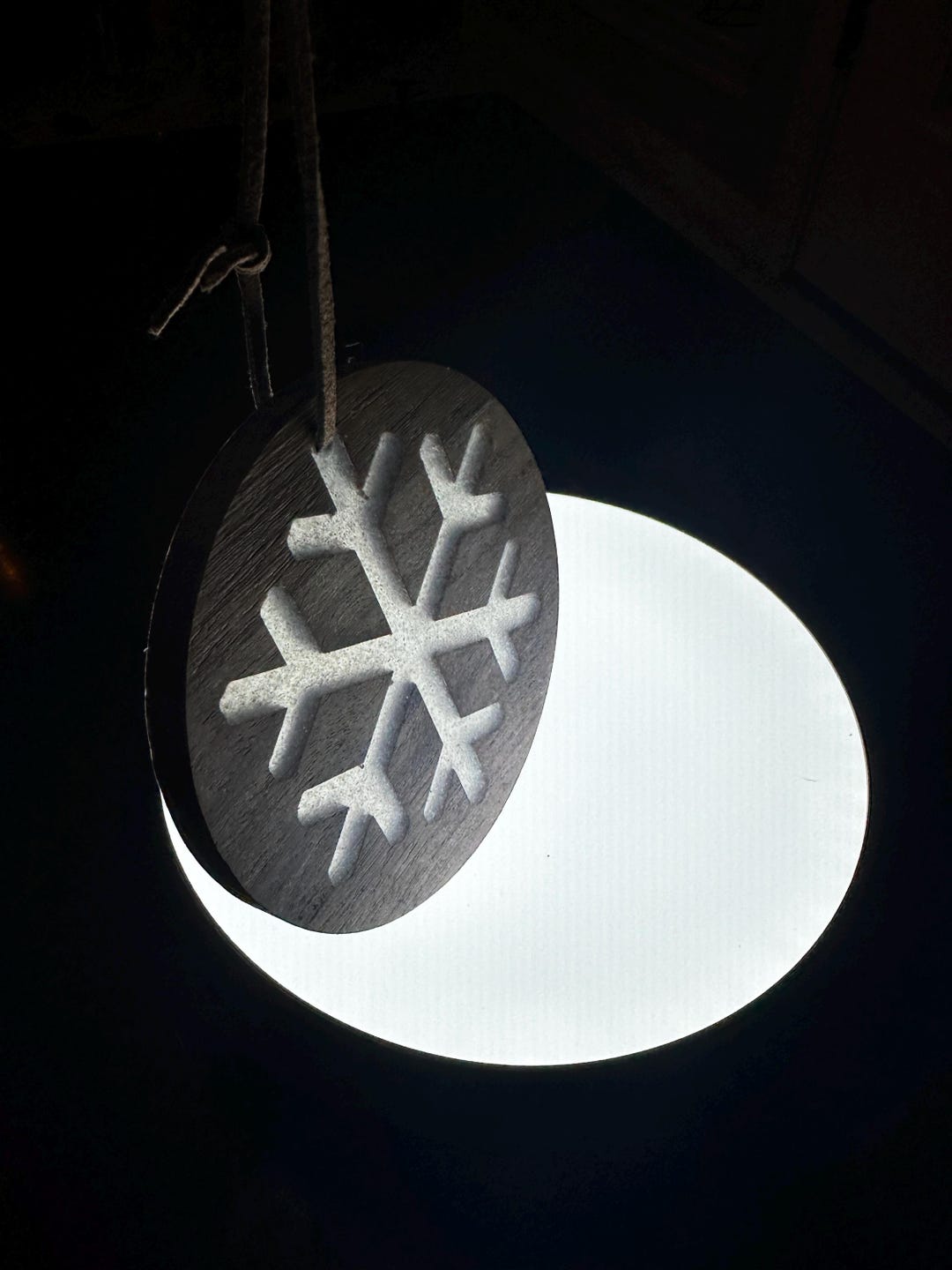 CM300 - Black Walnut & Resin Christmas Ornament - Icicle - Etsy