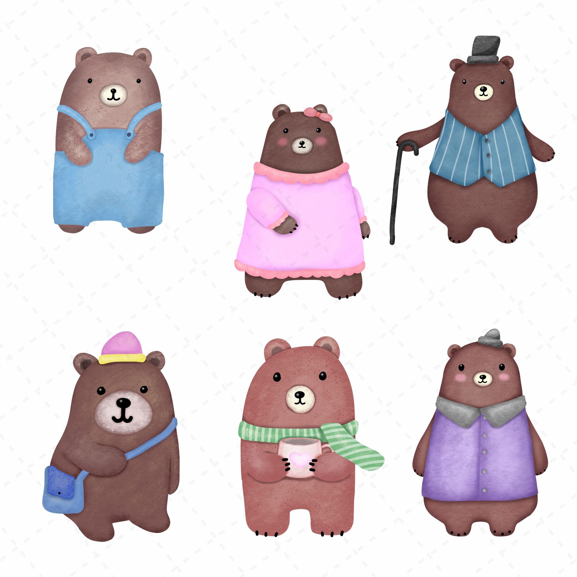 Cute Bears Cliparts, Cute Brown Bears, Bear Cliparts, Teddy Bears ...