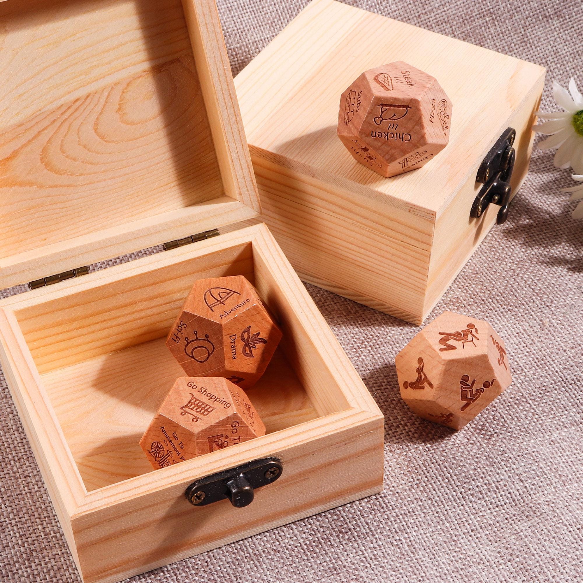 Personalised Date Dice Set-anniversary Gifts, Couple Dices, Position ...