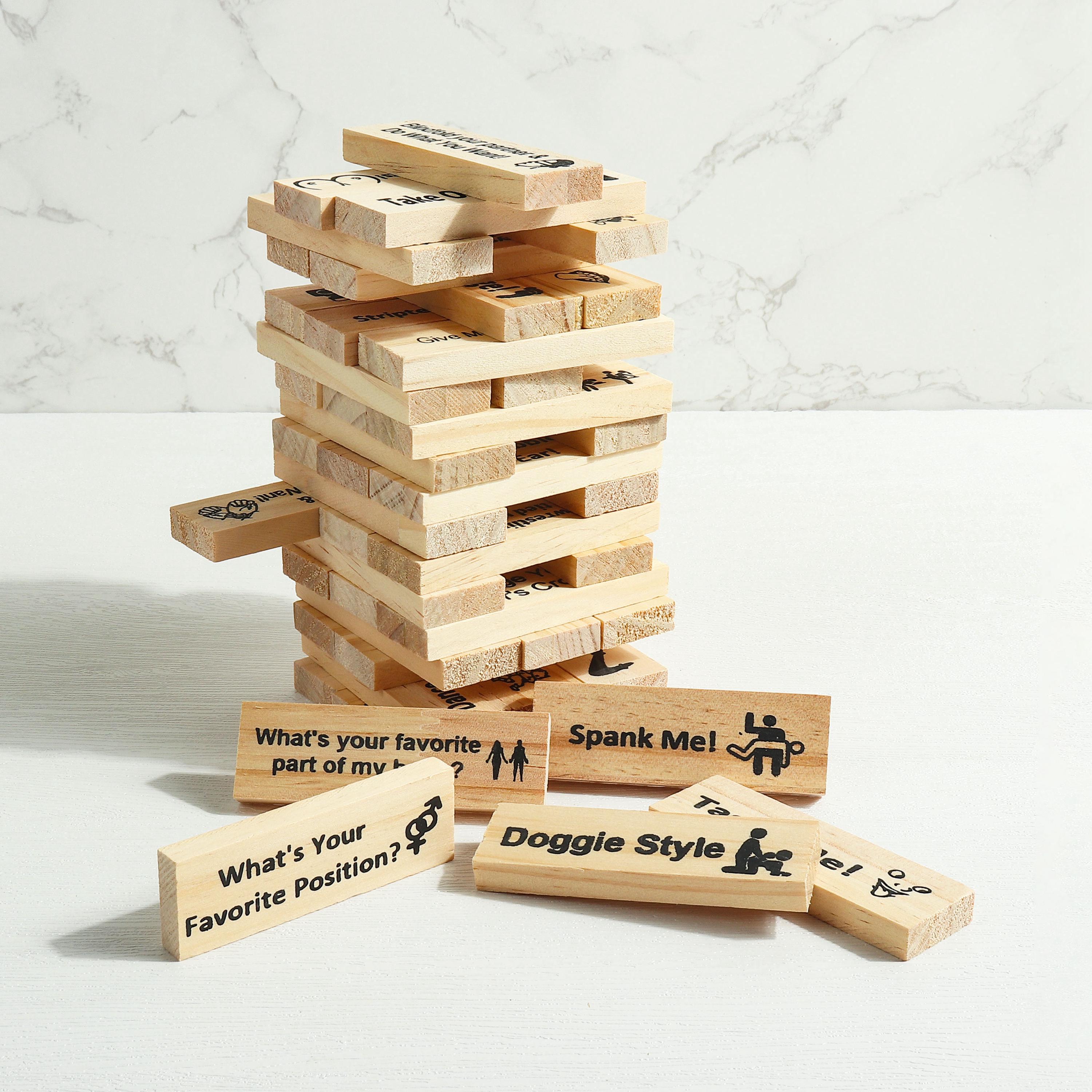 Personalized Block Tower Game for Couples - Valentine's Day ...