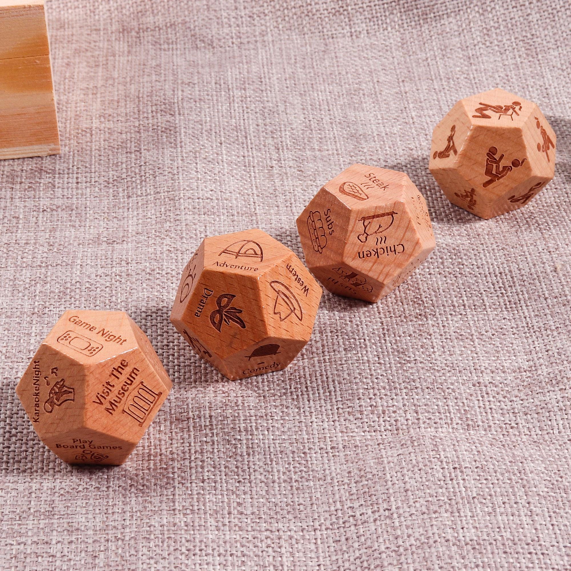 Personalised Date Dice Set-anniversary Gifts, Couple Dices, Position ...