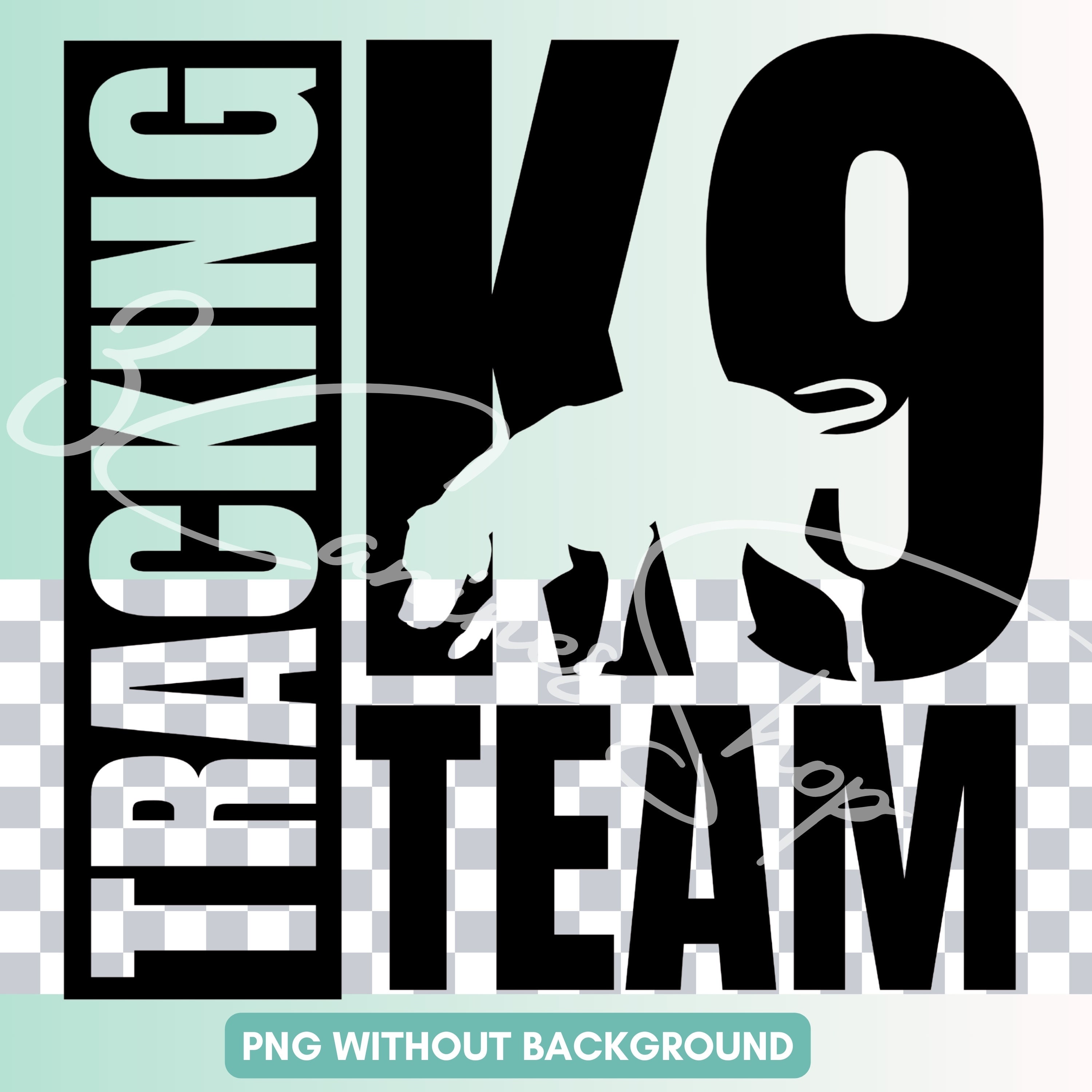 Dog Training PNG Tracking PNG for Print on Demand Dog Trainer POD K9 ...