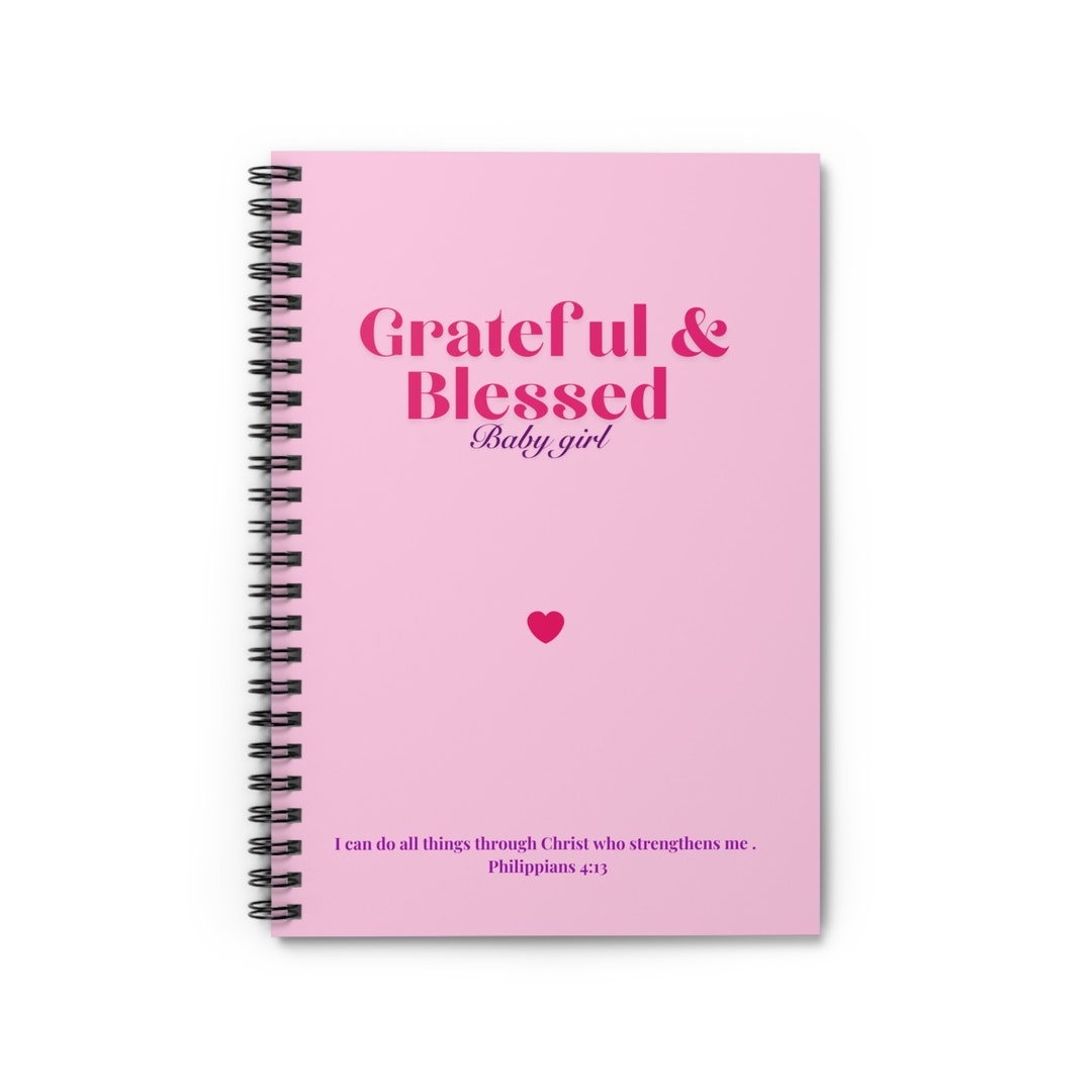 Grateful Journal, Daily Journal, Christian Gift Journal | Religious ...