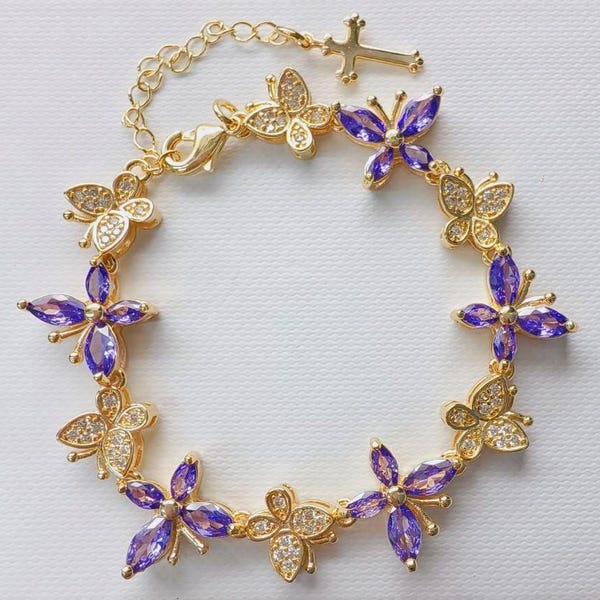 Jeweled Cross - Etsy