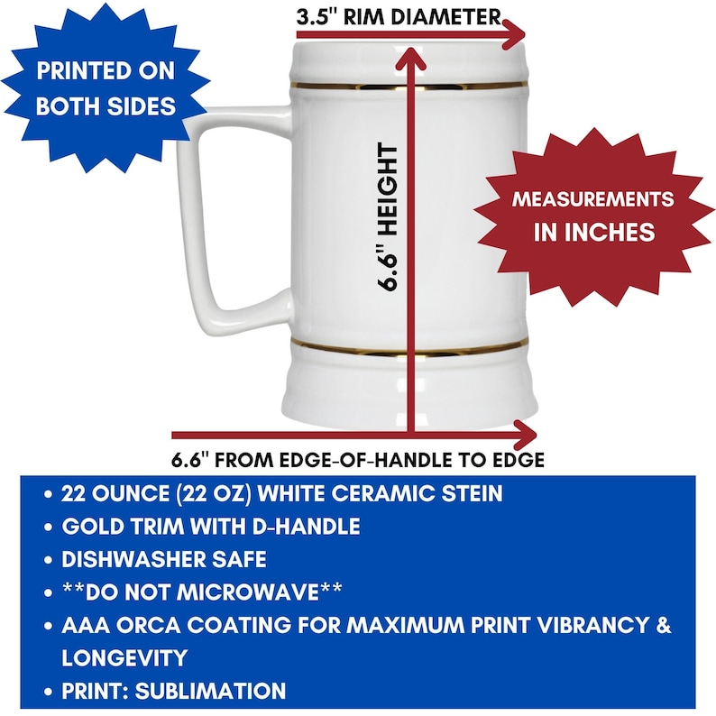 Wanted President Trump Election 2024 Ceramic Beer Stein, Never ...