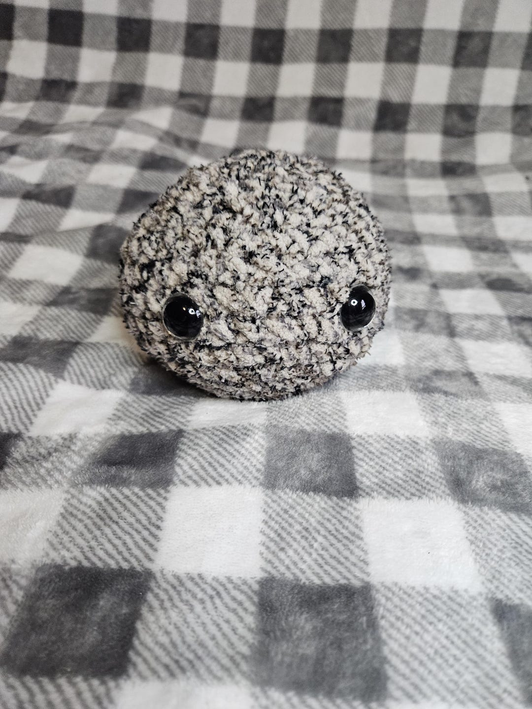 Handmade Crochet Rock Plushie Cute Amigurumi Rock Funny Gift Emotional ...
