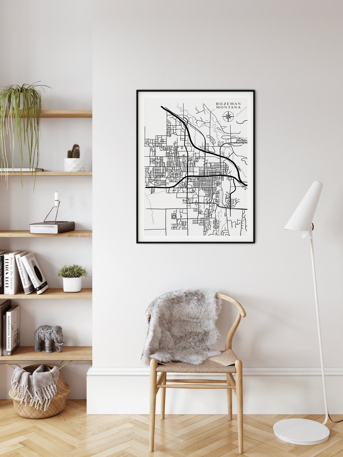 Custom Hand Drawn Map Digital Download or Canvas or Matte Poster Any ...