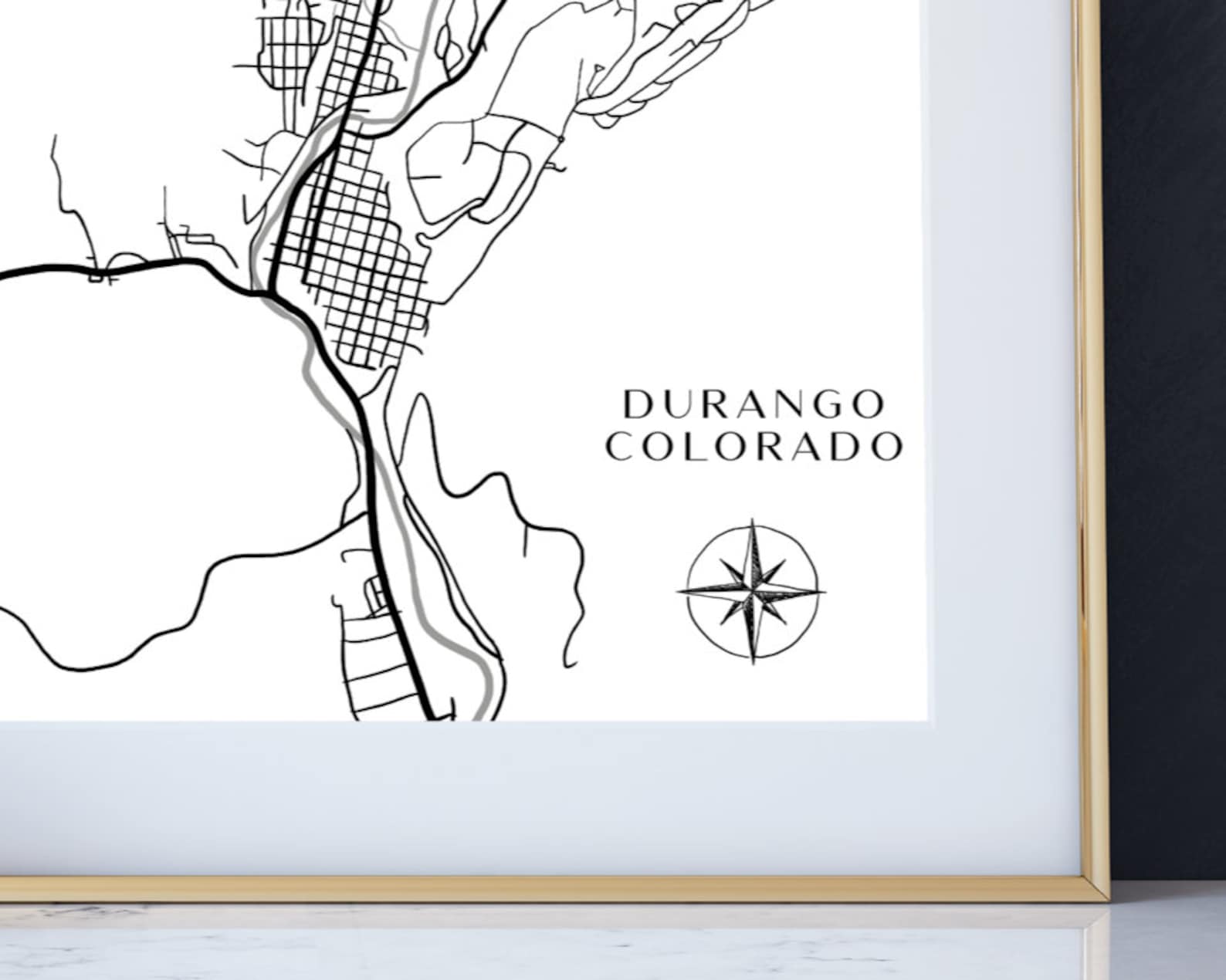 Custom Hand Drawn Map Digital Download or Canvas or Matte Poster Any ...