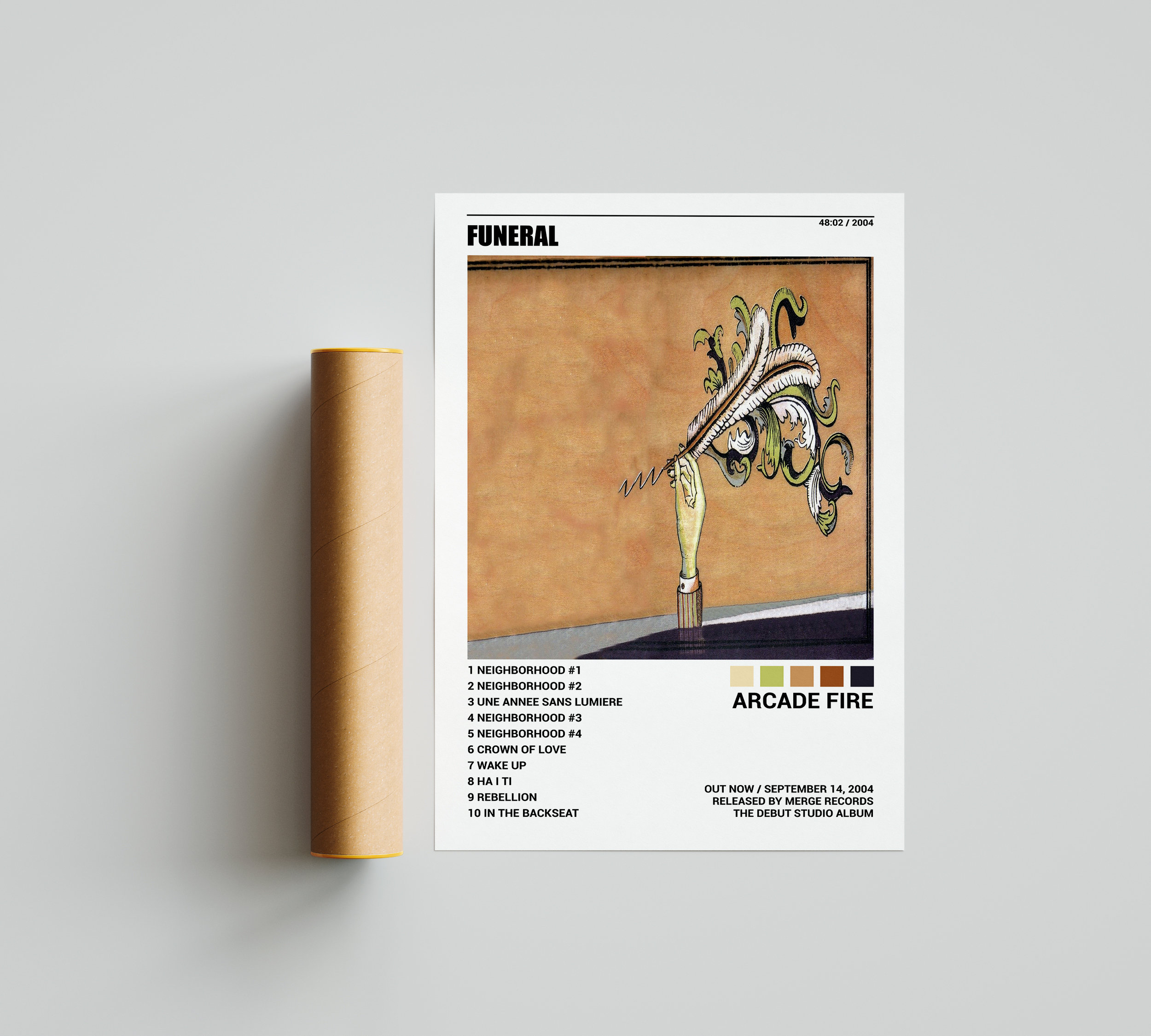 Arcade Fire Posters Funeral Poster Album Cover Poster - Etsy