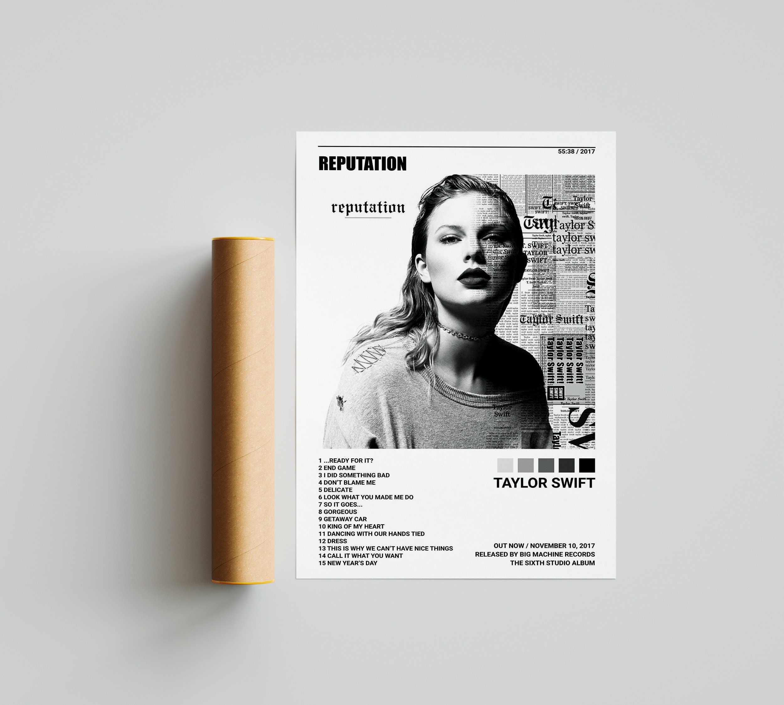 Taylor Posters , Reputation Poster , Album Cover Poster sold by Luke ...