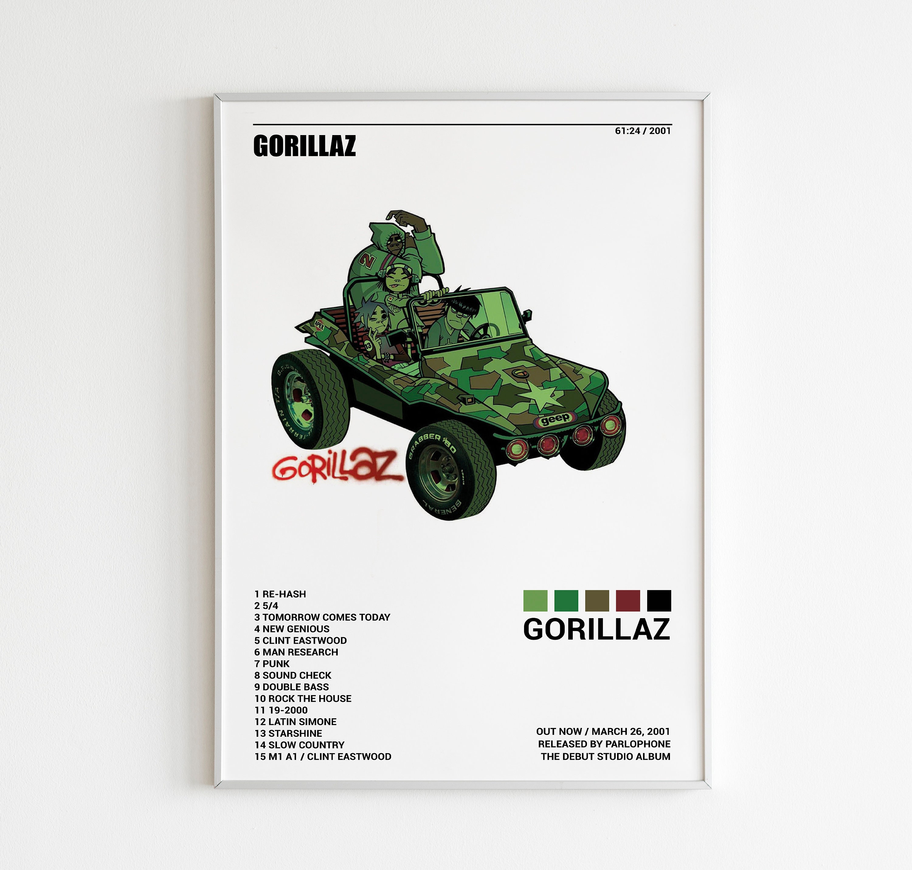 Gorillaz Posters , Gorillaz Poster , Album Cover Poster sold by Aida ...
