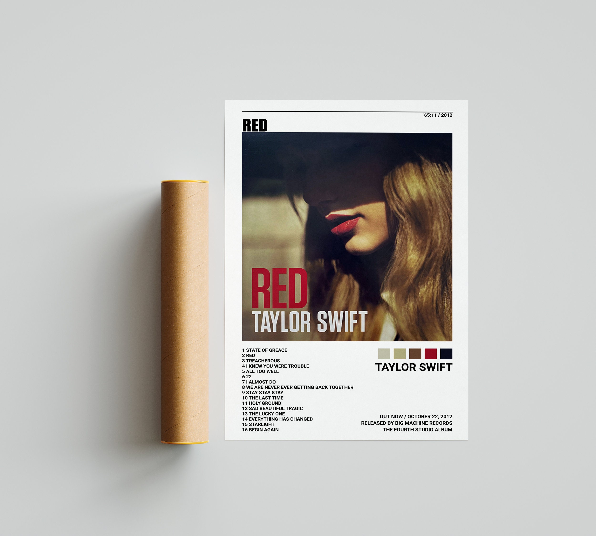 Taylor Posters , Red Poster , Album Cover Poster | Printerval Japan