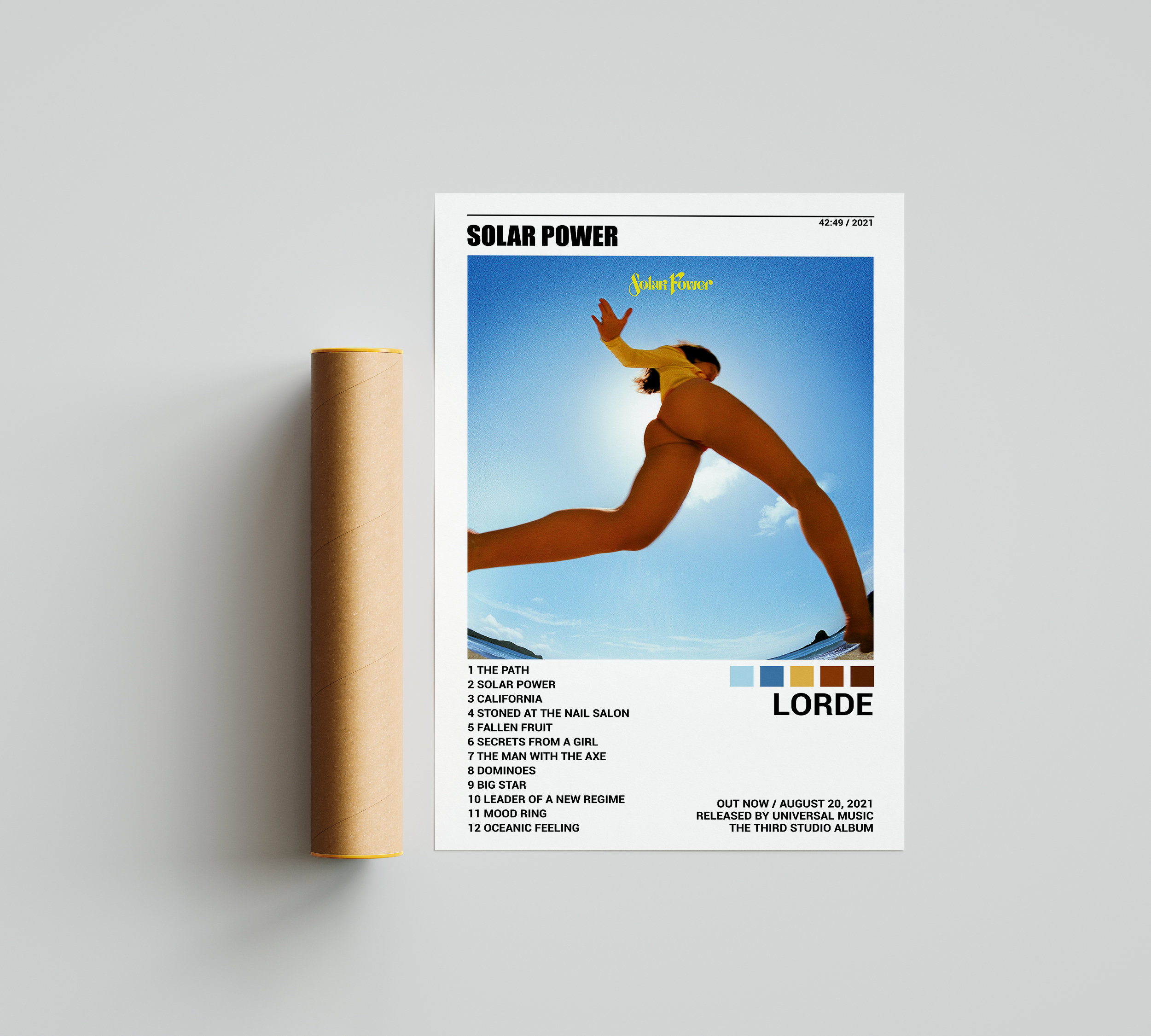 Lorde Posters Solar Power Poster Lorde Solar Power Album - Etsy