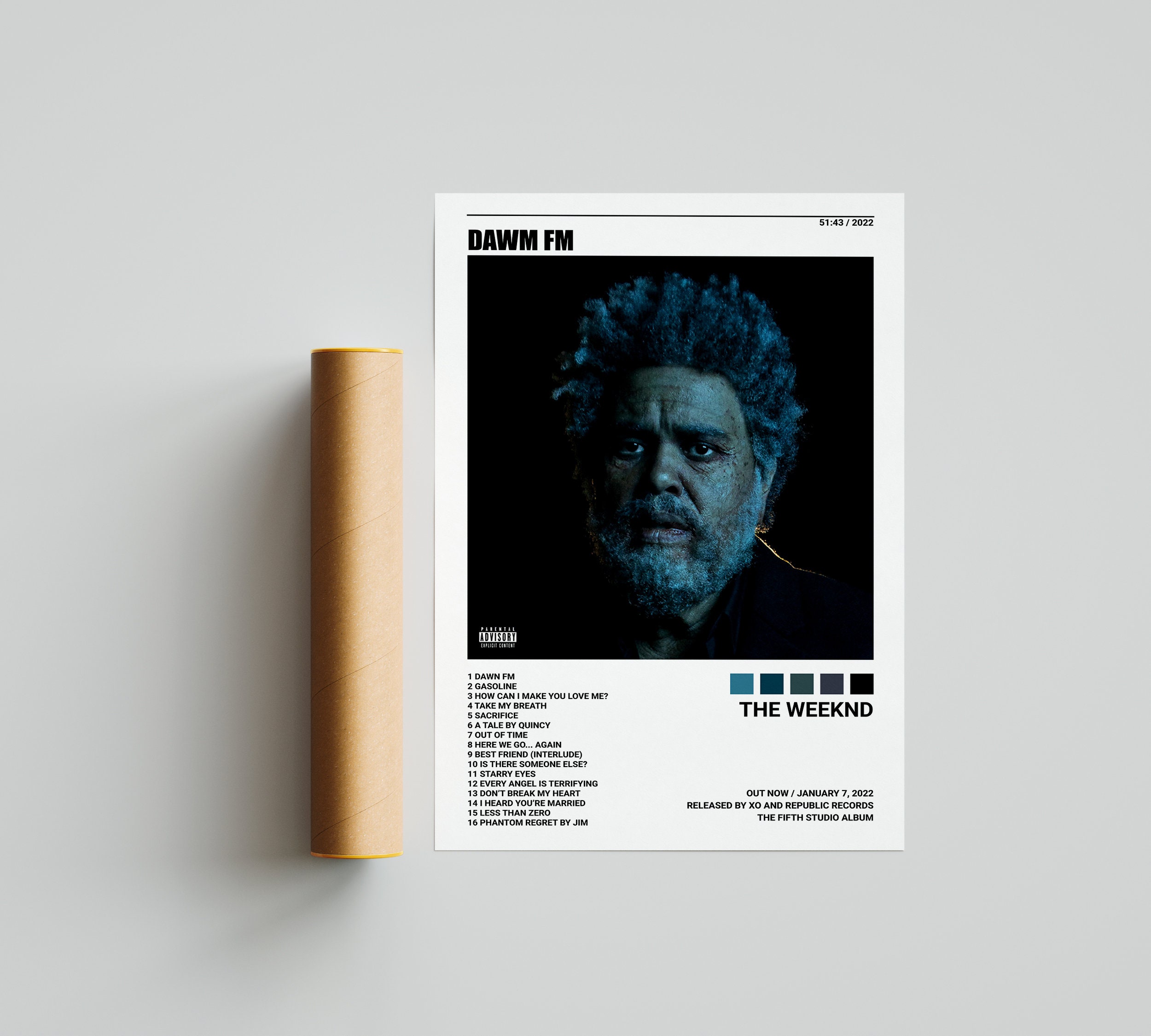 Weekndsポスター、ドーンFMポスター、weeknds、dawnはDion MBDによって販売中 | SKU 336164 ...