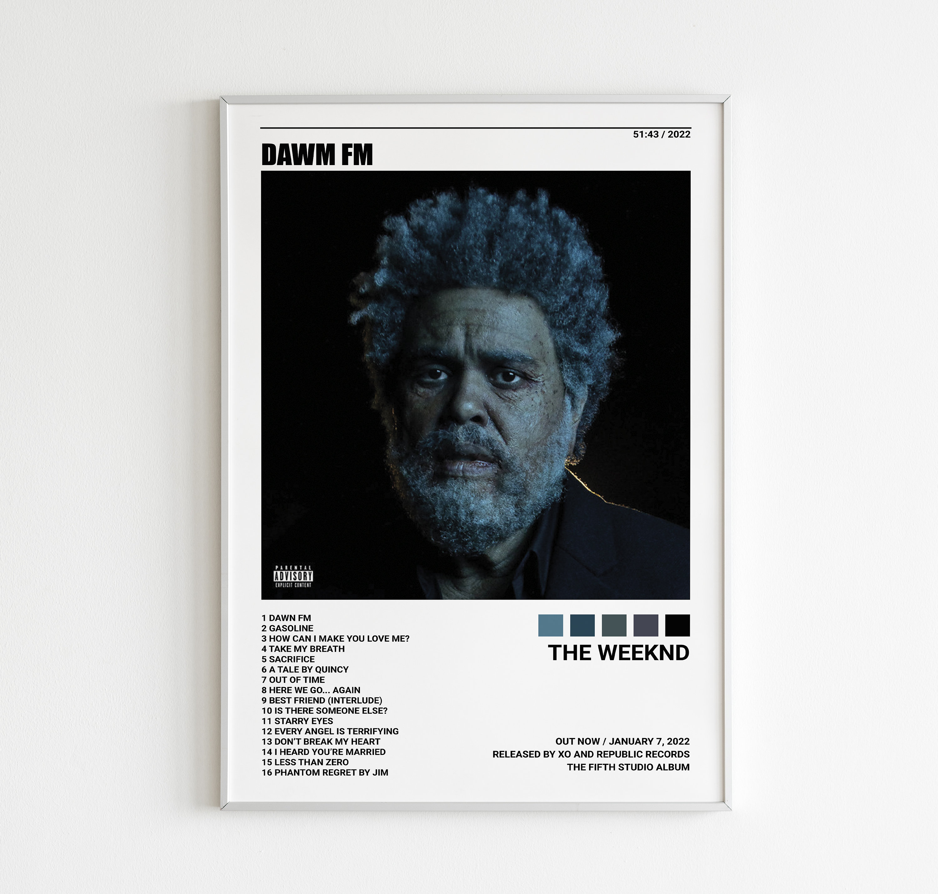 Weekndsポスター、ドーンFMポスター、weeknds、dawnはDion MBDによって販売中 | SKU 336164 ...