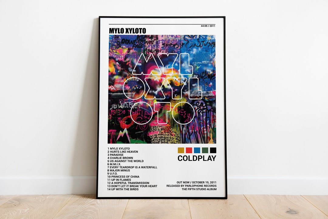 Coldplay Posters Mylo Xyloto Poster Album Cover Poster Etsy