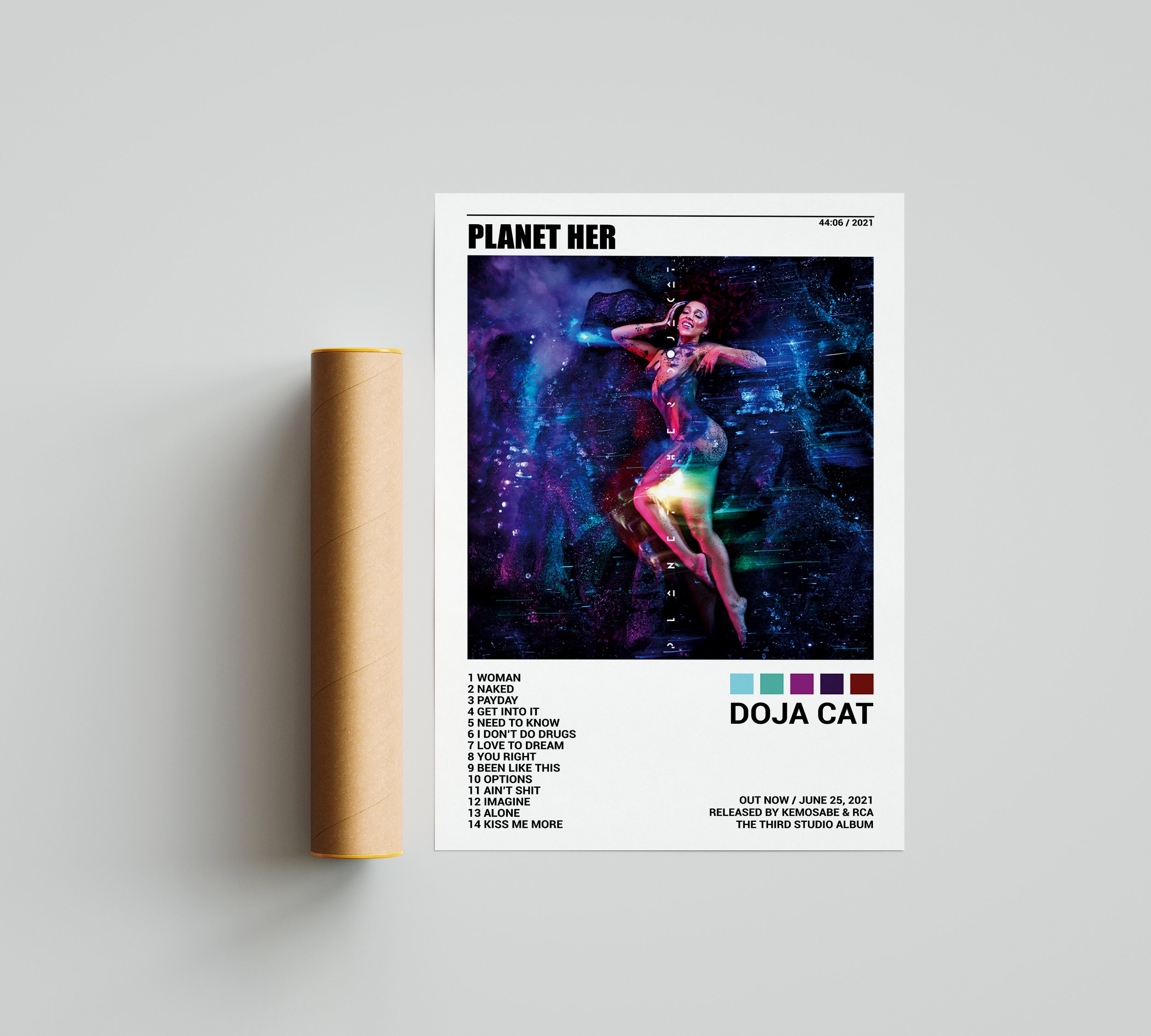 Doja Cat Posters , Planet Her Poster, Album Cover Poster sold by Garrett Johnson | SKU 71273682 ...