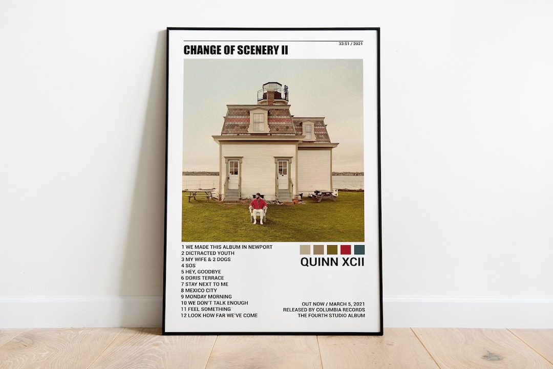 Quinn XCII Posters Change of Scenery II Poster Album Cover - Etsy