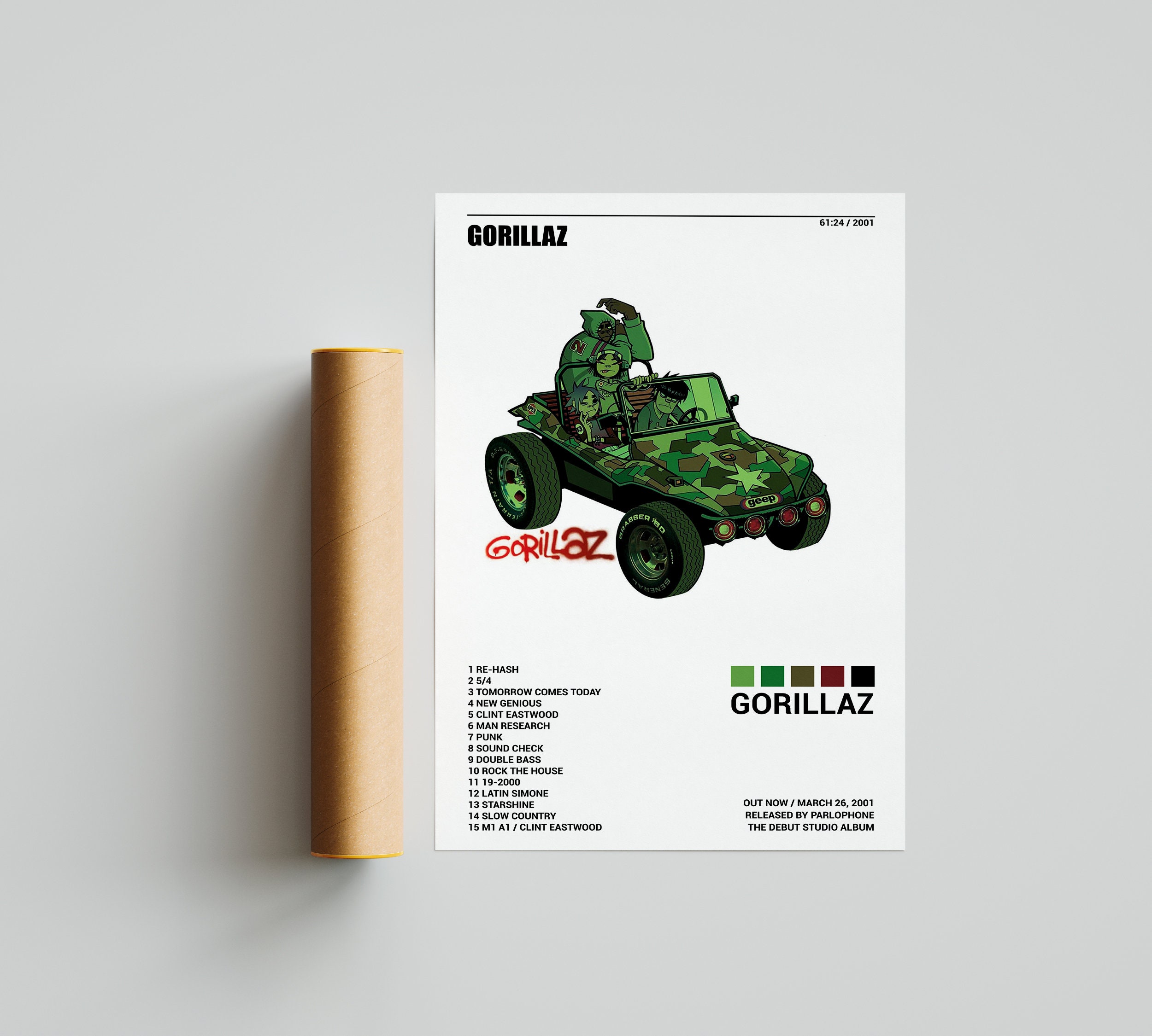 Gorillaz Posters , Gorillaz Poster , Album Cover Poster sold by Aida ...